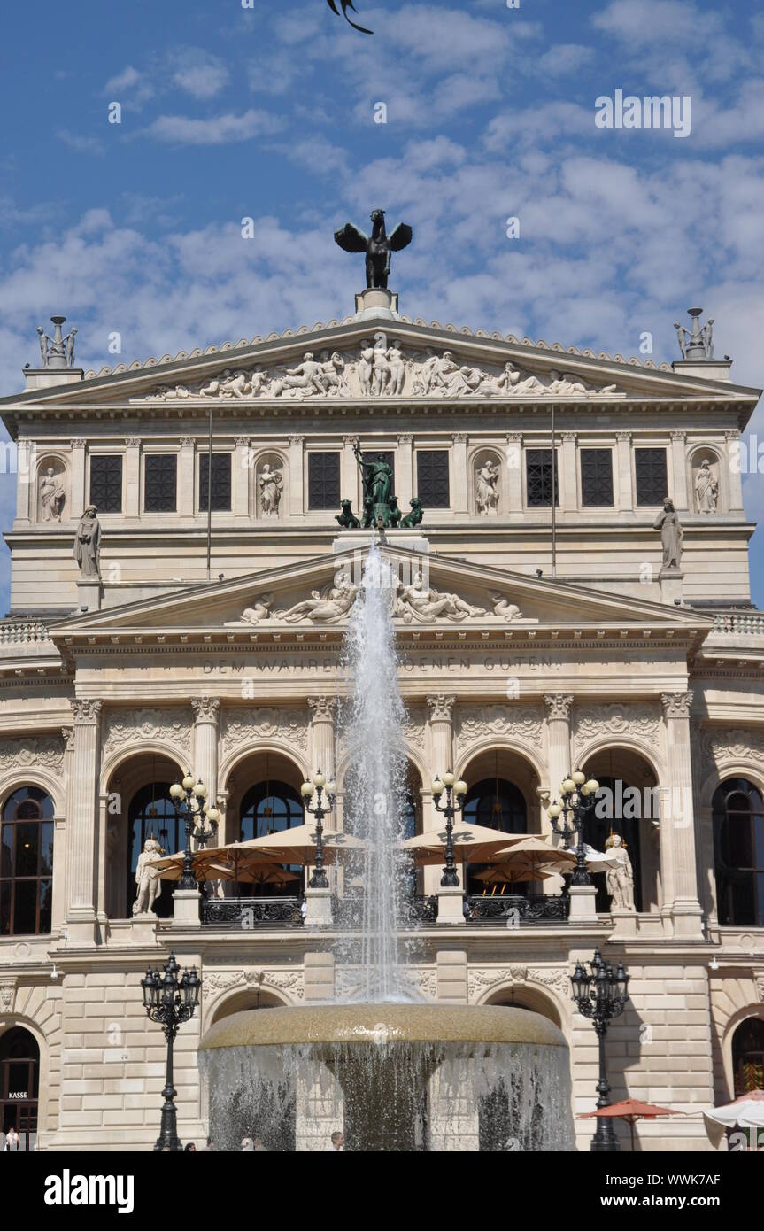 Old Opera House in Frankfurt Stock Photo - Alamy