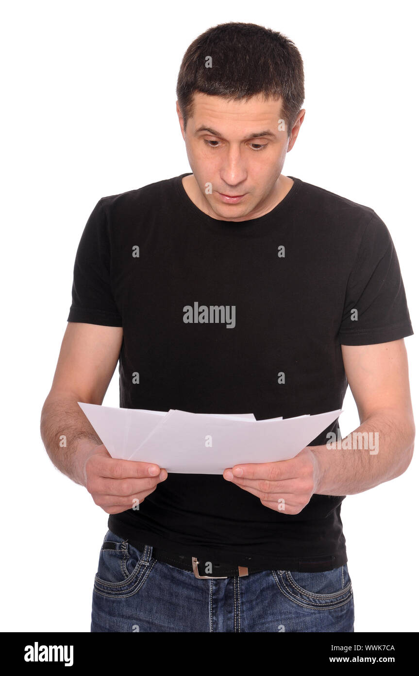 Man close up surprised eye hi-res stock photography and images - Alamy