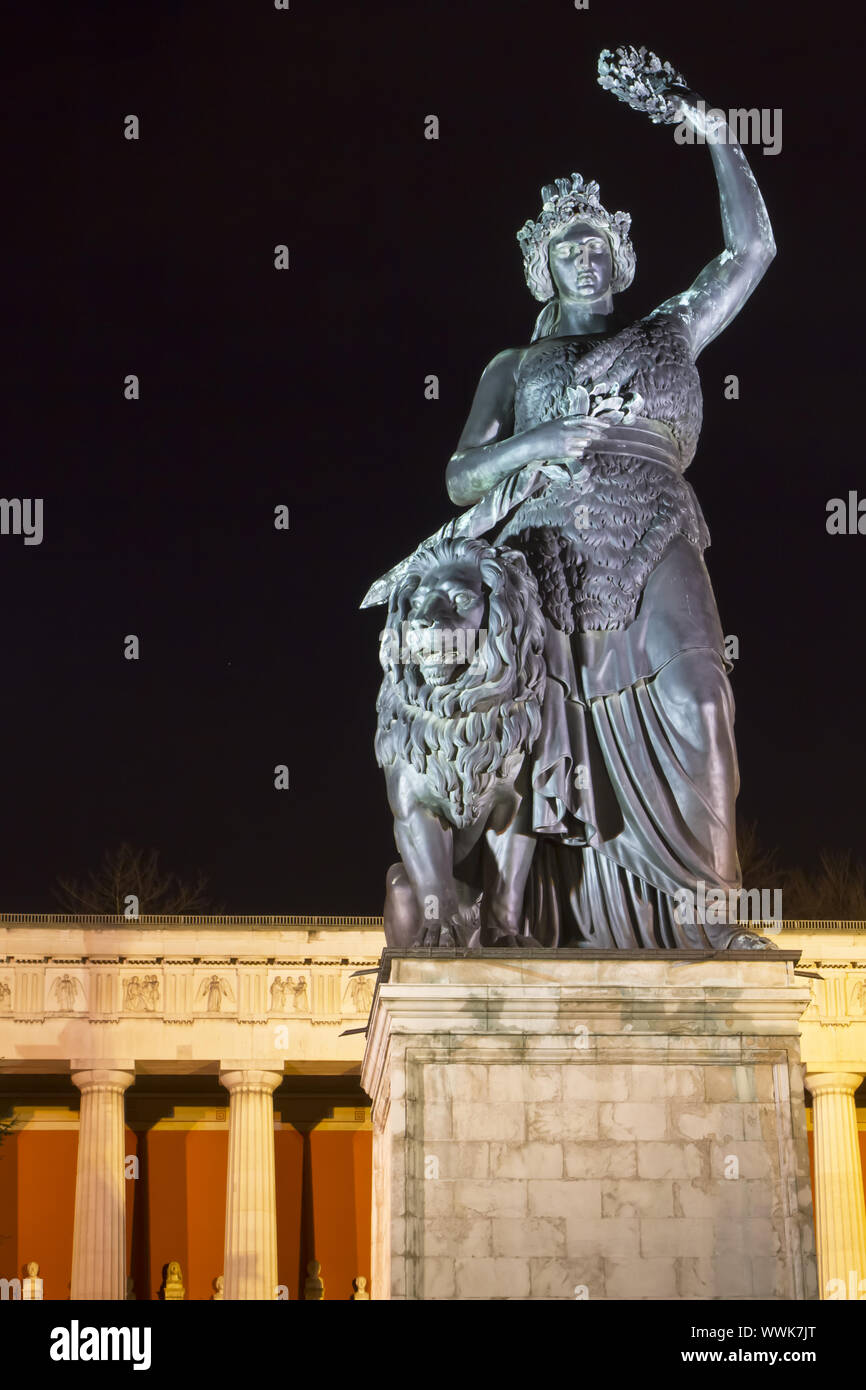 Bavaria Statue in Munich Stock Photo - Alamy
