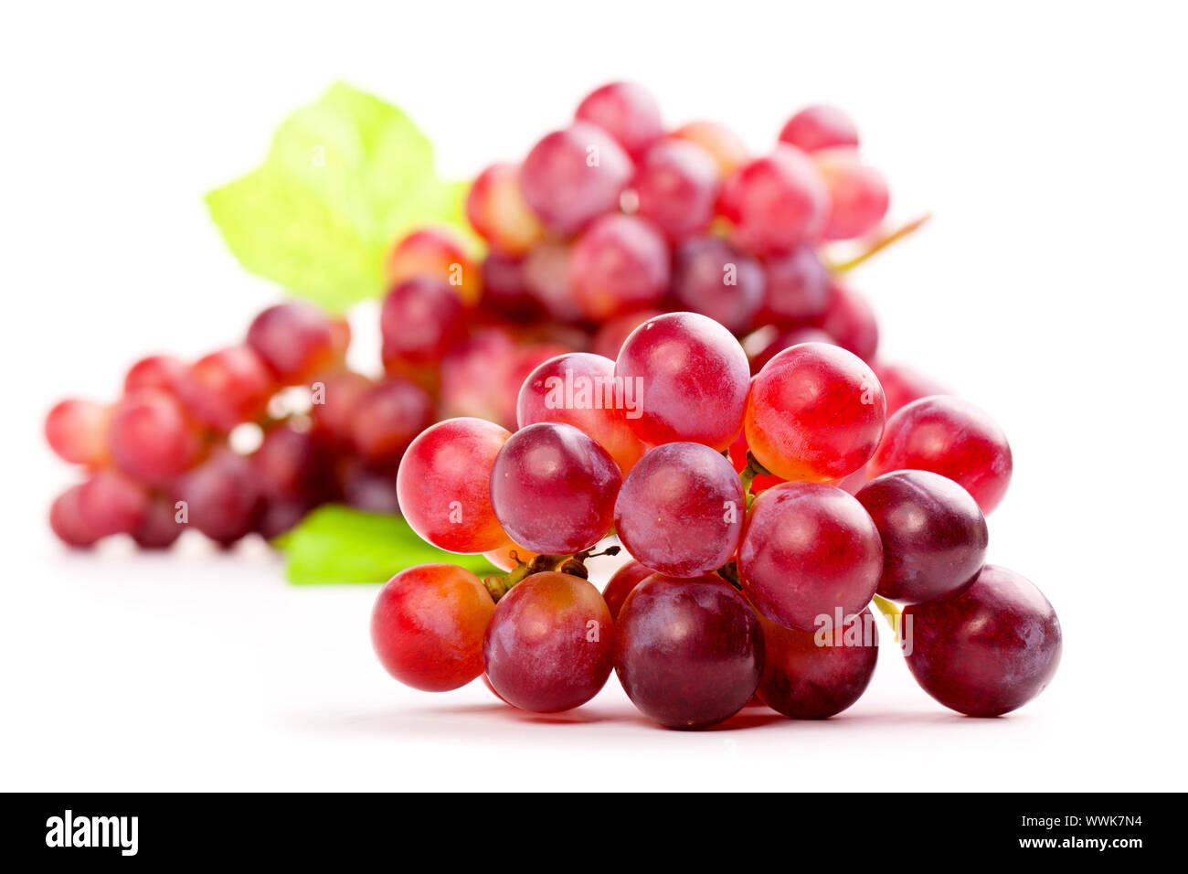 red grape, isolated on white background Stock Photo - Alamy