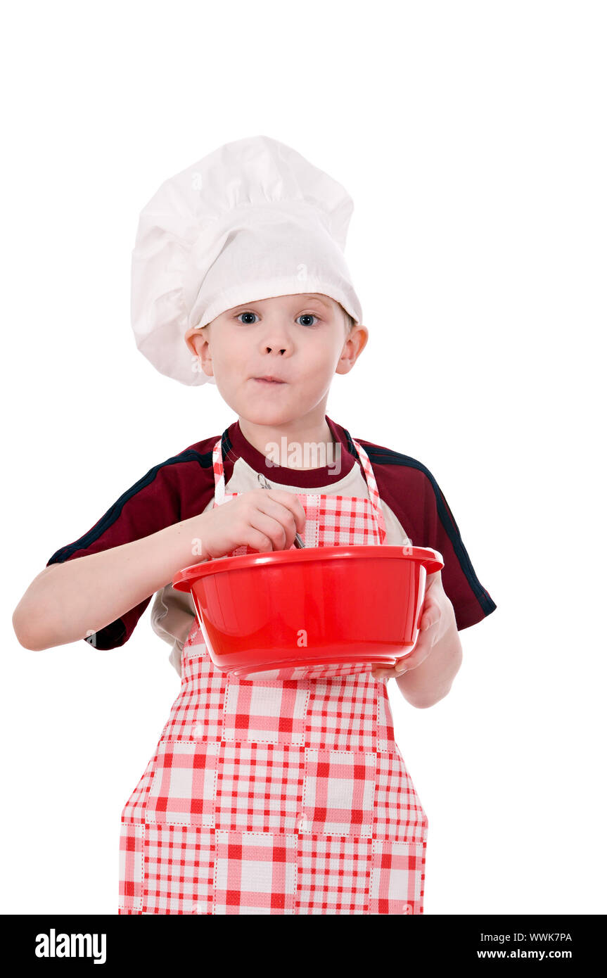 boy in chef's hat Stock Photo - Alamy