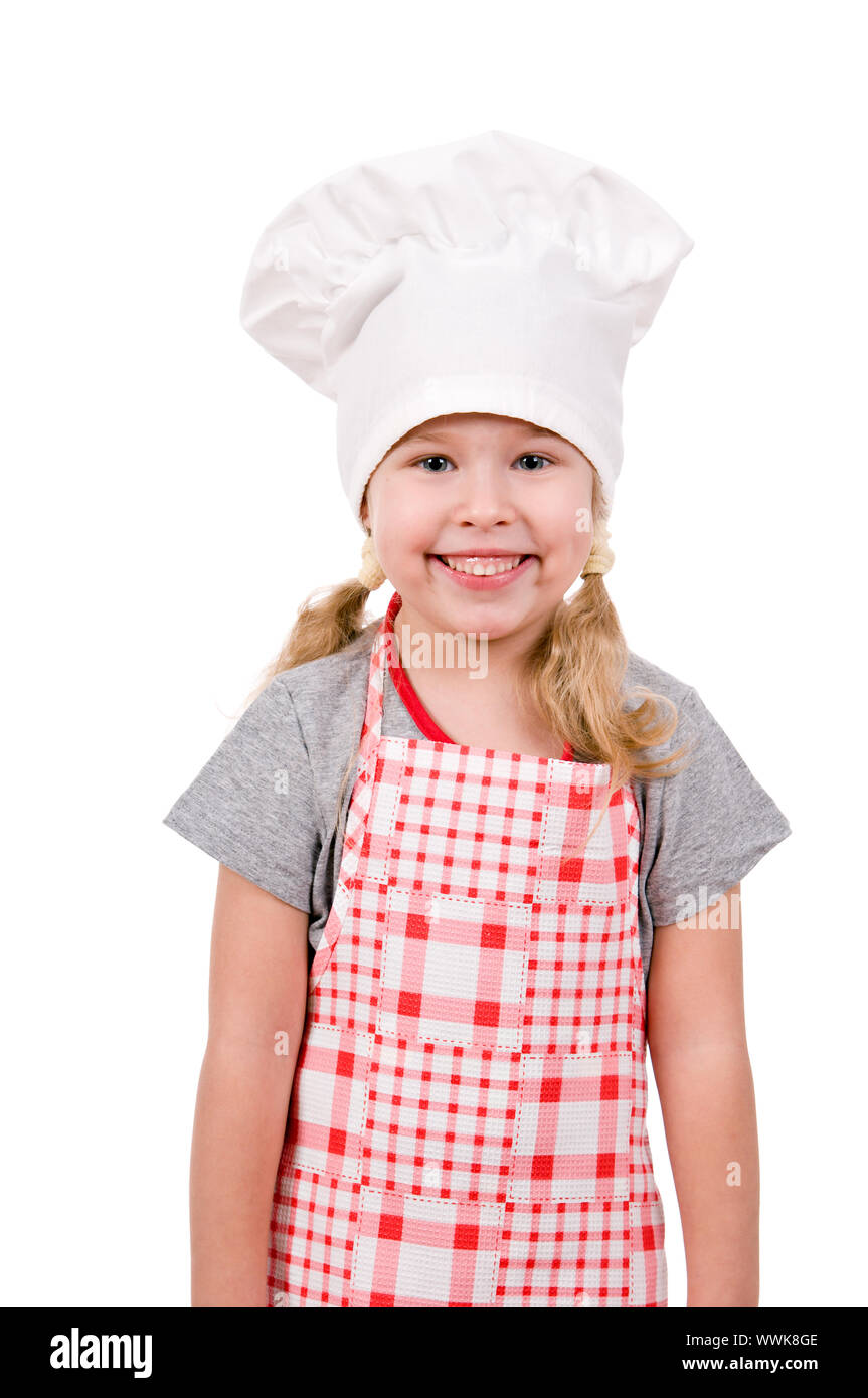 girl in chef's hat Stock Photo - Alamy