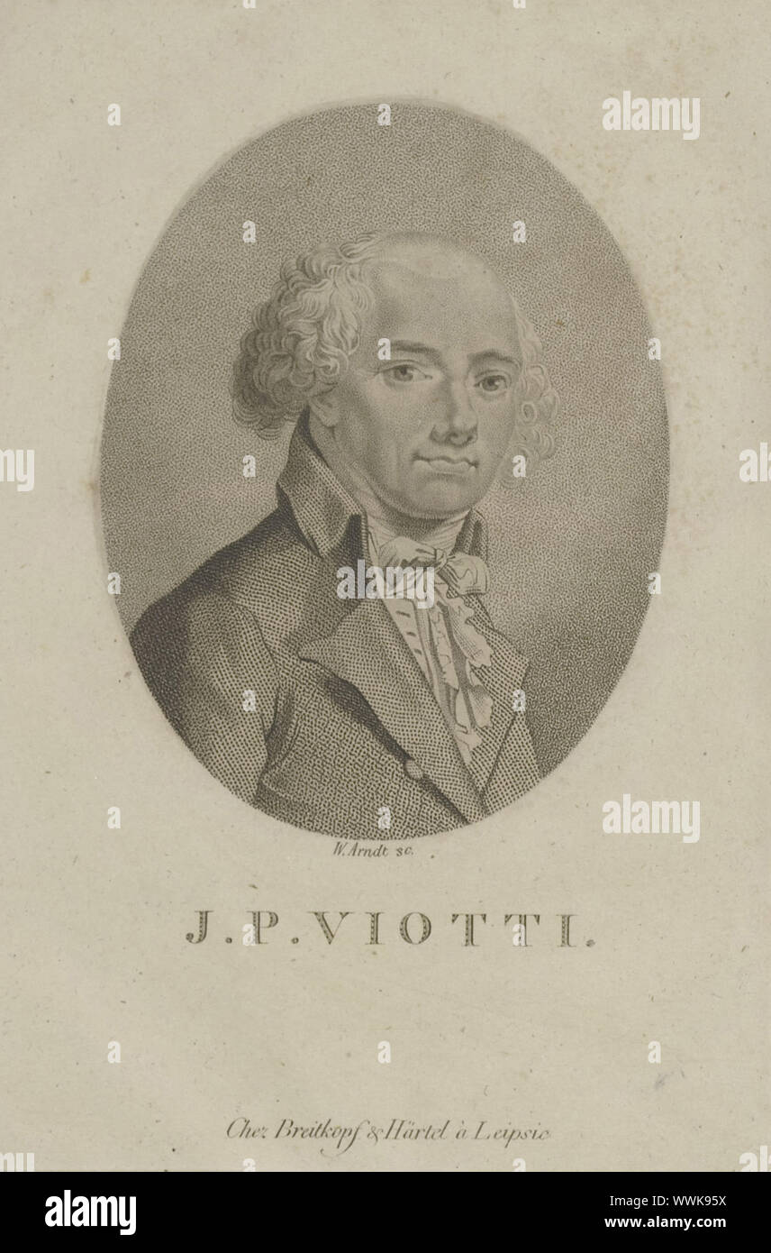 Portrait of the composer Giovanni Battista Viotti (1755-1824), c. 1800 ...