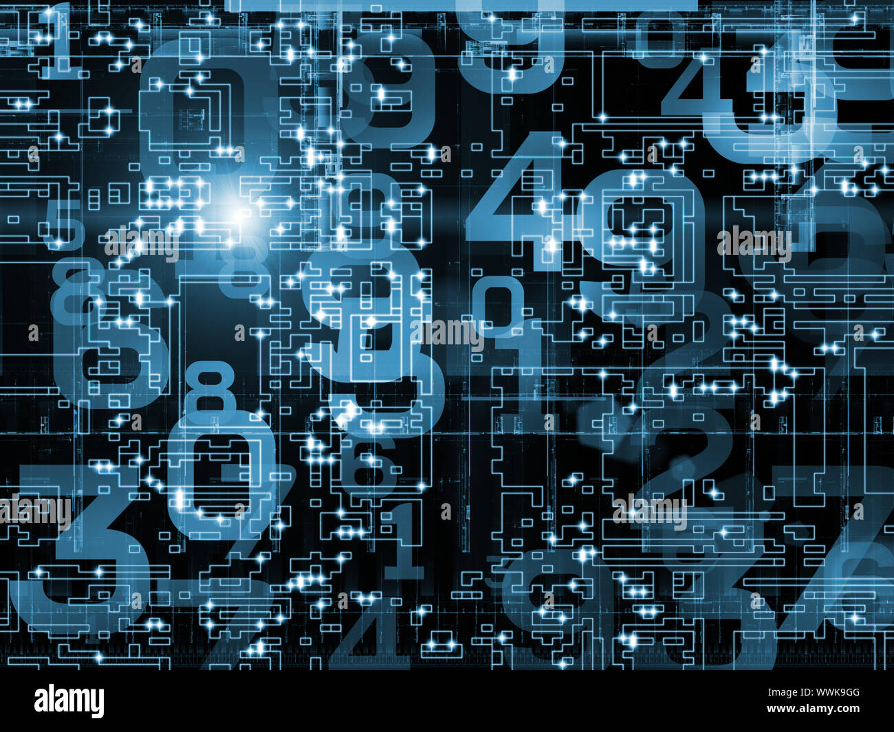 Networking technology background suitable as a backdrop for projects on ...