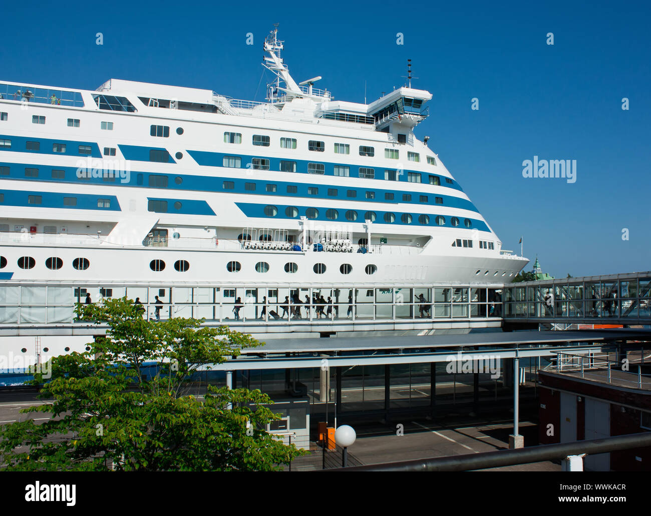 cruise ship in the port of Helsinki in Finland Stock Photo - Alamy
