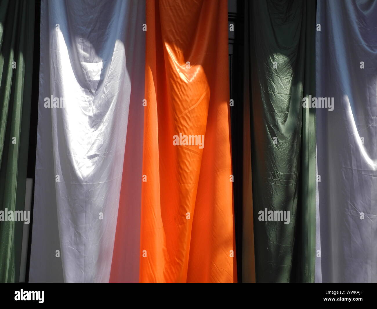 Irish national colours Stock Photo - Alamy