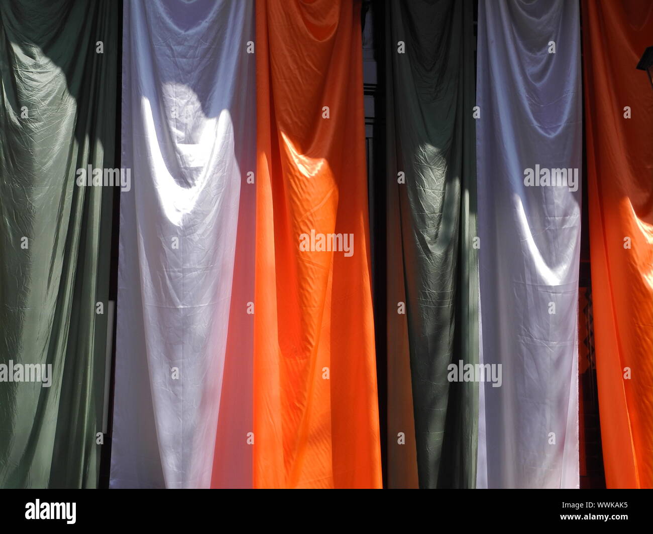 Irish national colours Stock Photo - Alamy