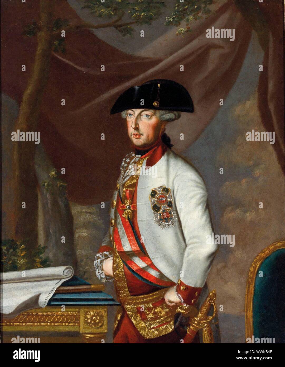 Portrait emperor joseph ii 1741 1790 hi-res stock photography and ...