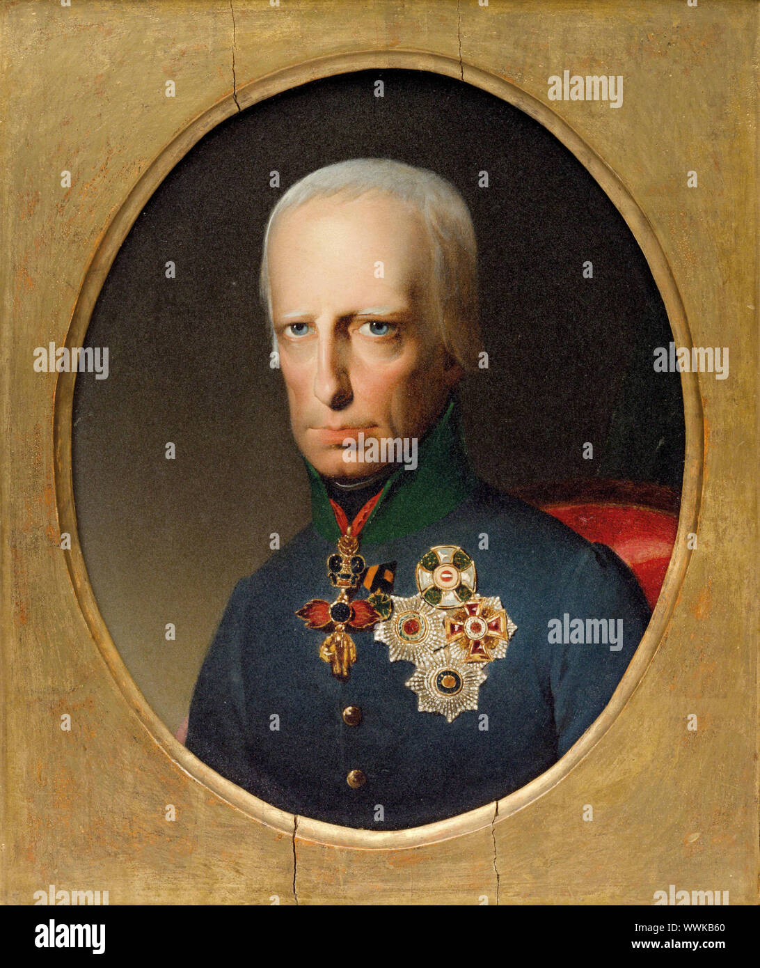 Portrait of Holy Roman Emperor Francis II (1768-1835), c. 1830. Private ...