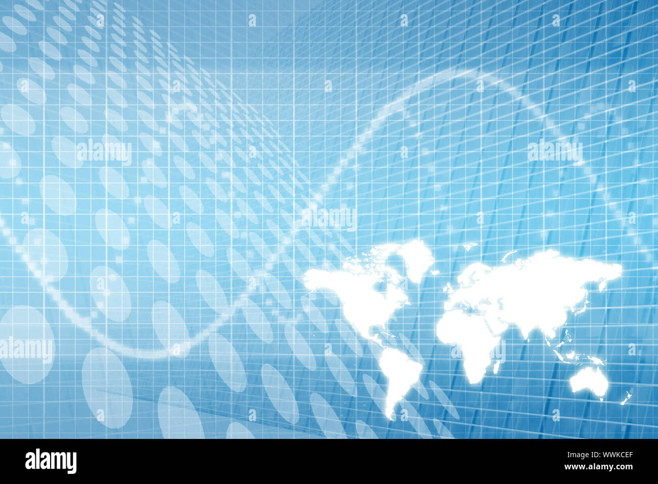 Global Business Abstract Background Stock Photo - Alamy