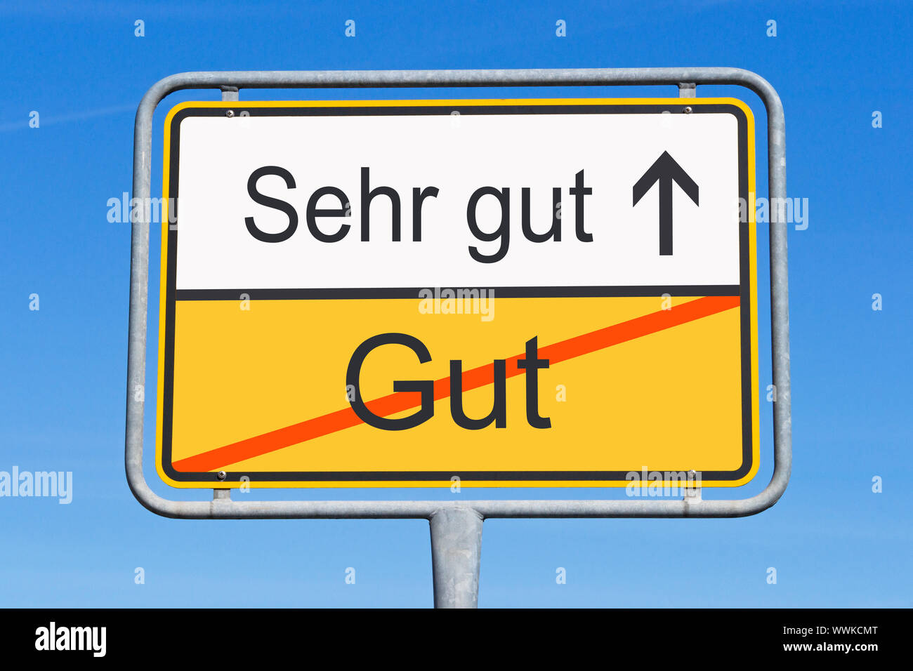 Gut und sehr gut Stock Photo - Alamy