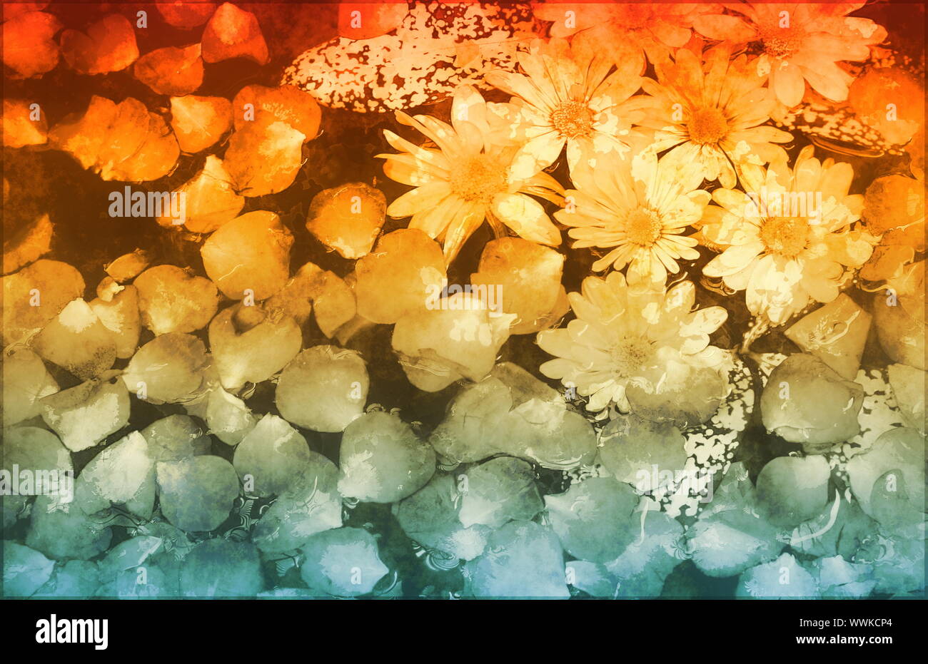 Soothing Zen Abstract as a Nature Background Stock Photo - Alamy