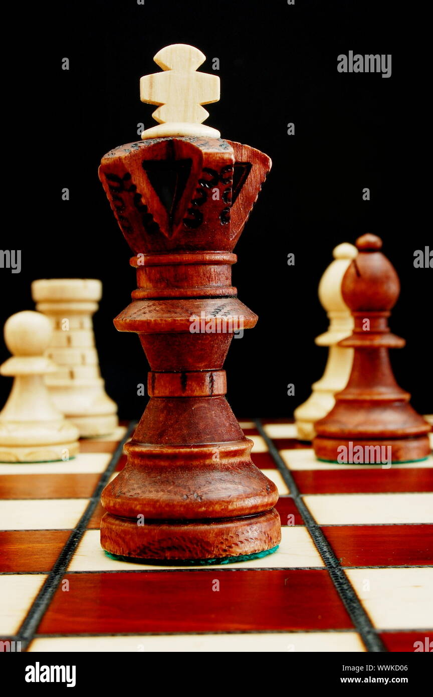 chess pieces showing power competition conflict and strategy in ...