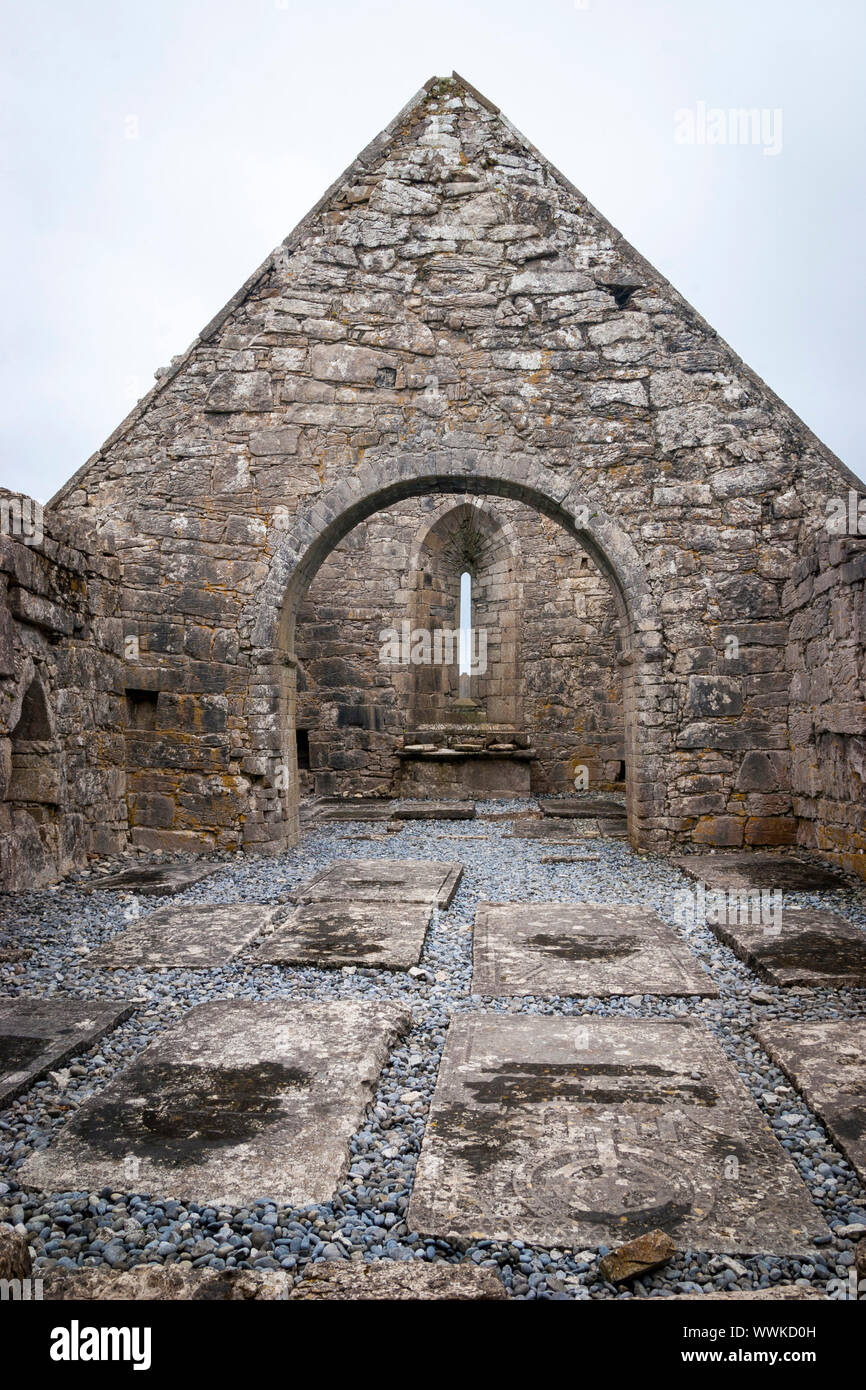 Na Seacht Tempaill, The Seven Churches, Inishmore, Aran Islands Stock ...
