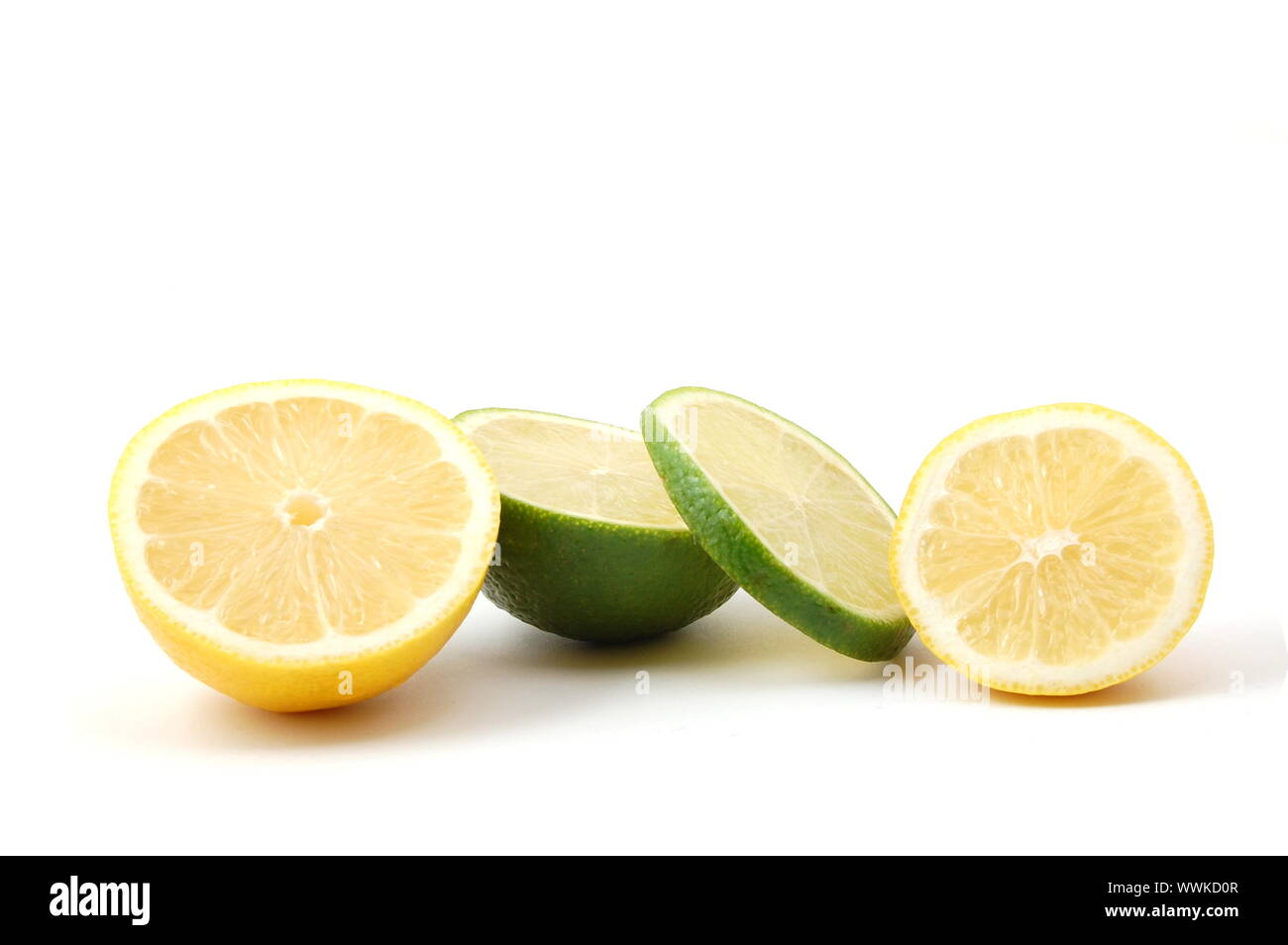 fresh lemon and citron fruits isolated an a white background Stock ...