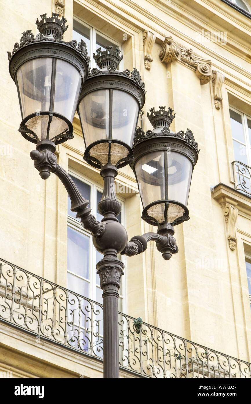 Historic street lamp in Paris, France Stock Photo - Alamy