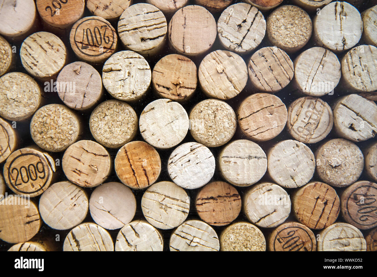 Corks in cross section as background Stock Photo - Alamy