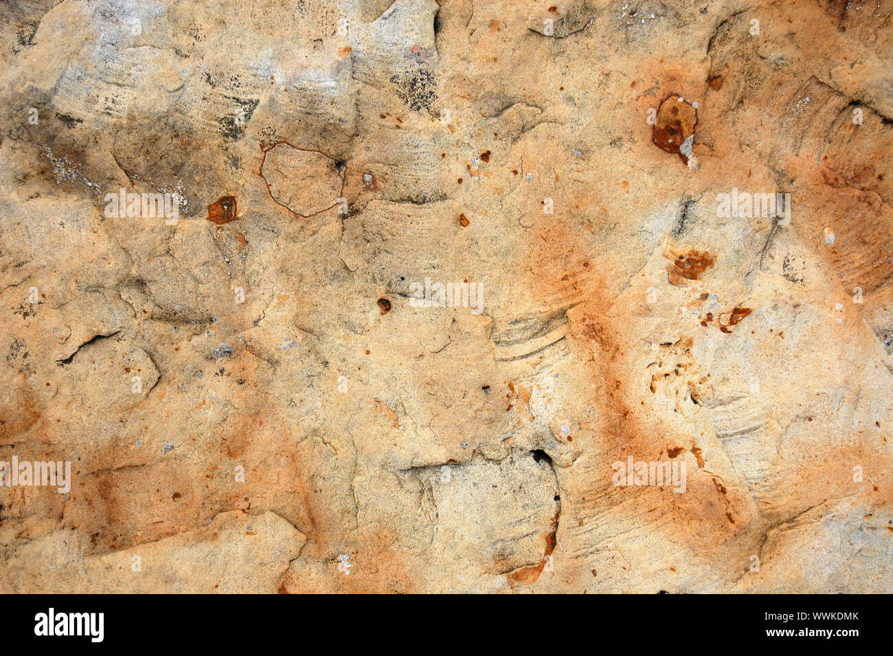 texture of a sandstone rock with reddish surface Stock Photo - Alamy