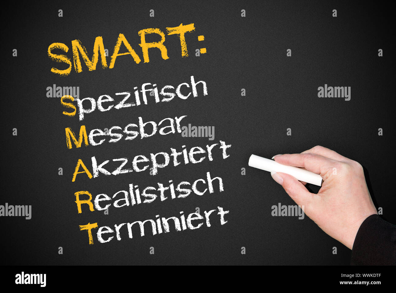 SMART - Target agreement Stock Photo - Alamy