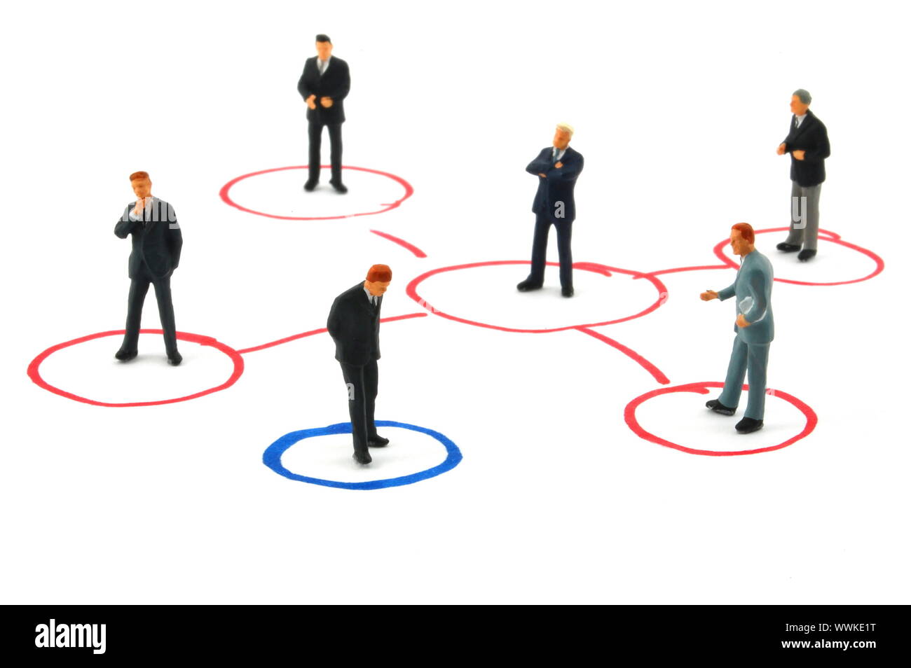 networking business people isolated on white background Stock Photo - Alamy