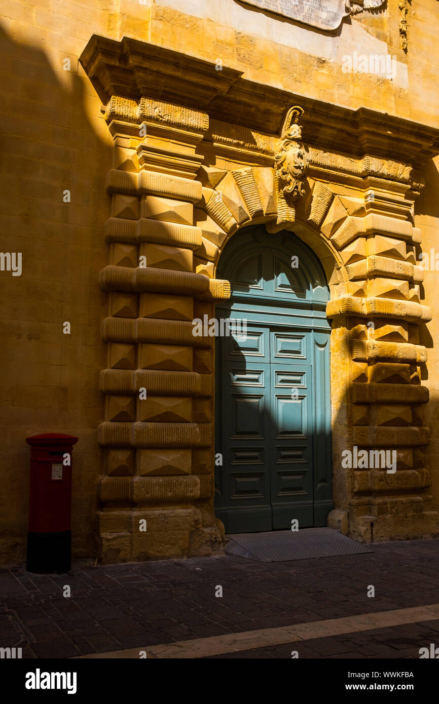 Red letter box valletta malta hi-res stock photography and images - Alamy