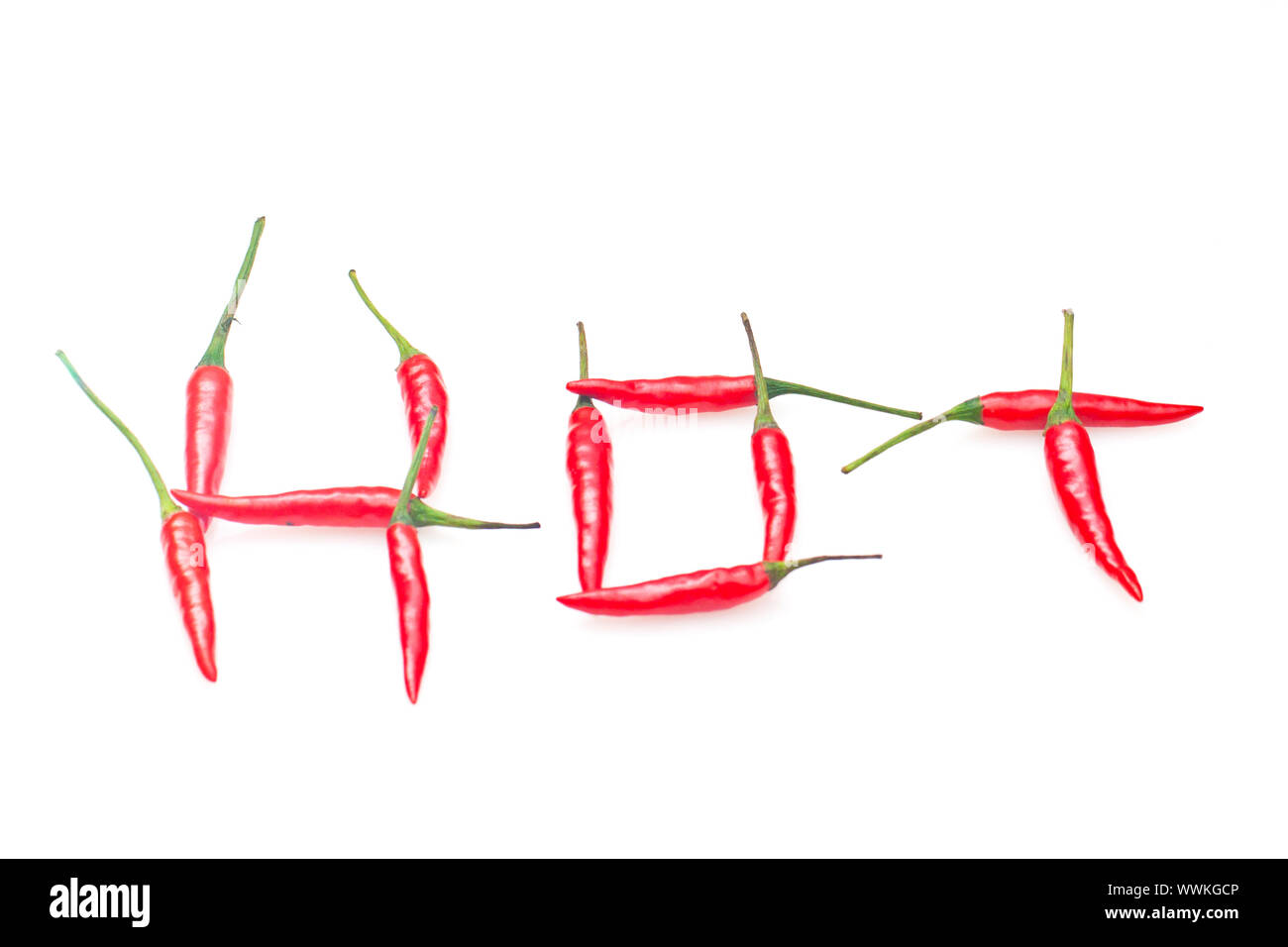 Chilli isolated on white background Stock Photo - Alamy