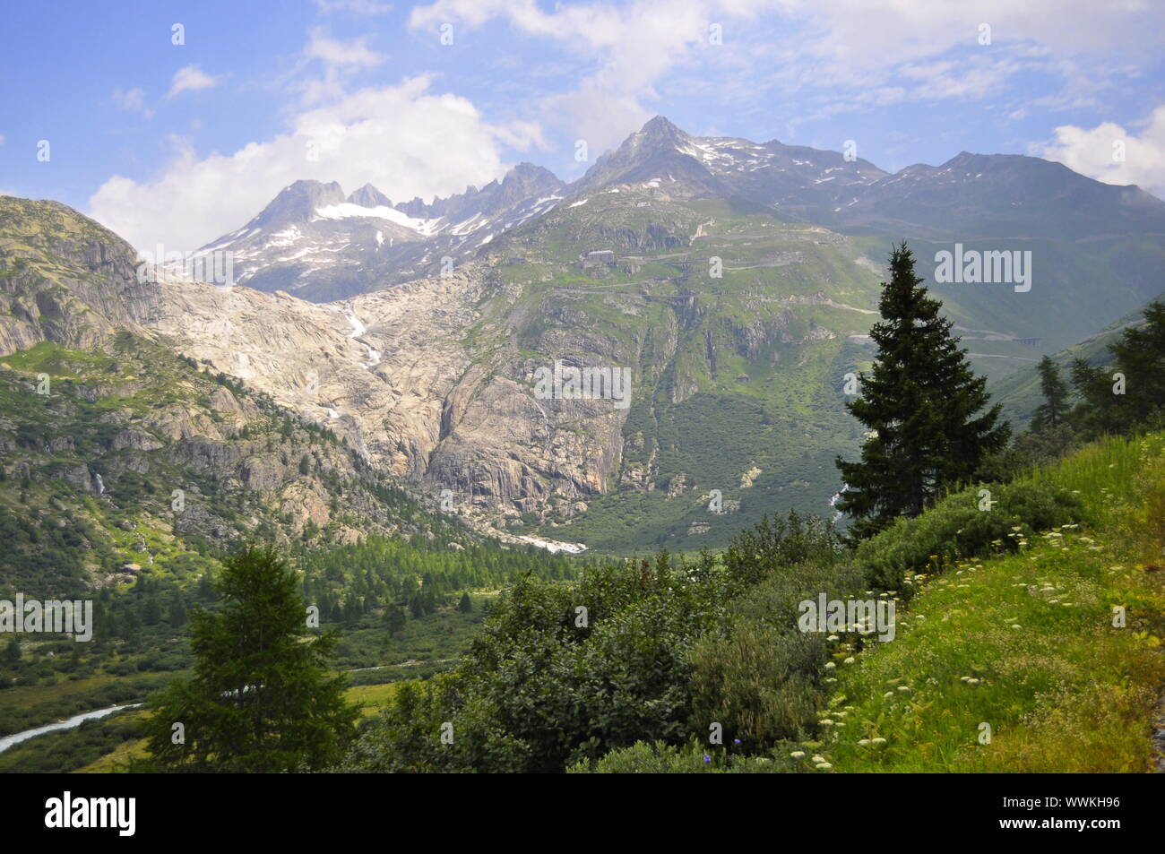 Origin of the rhone hi-res stock photography and images - Alamy