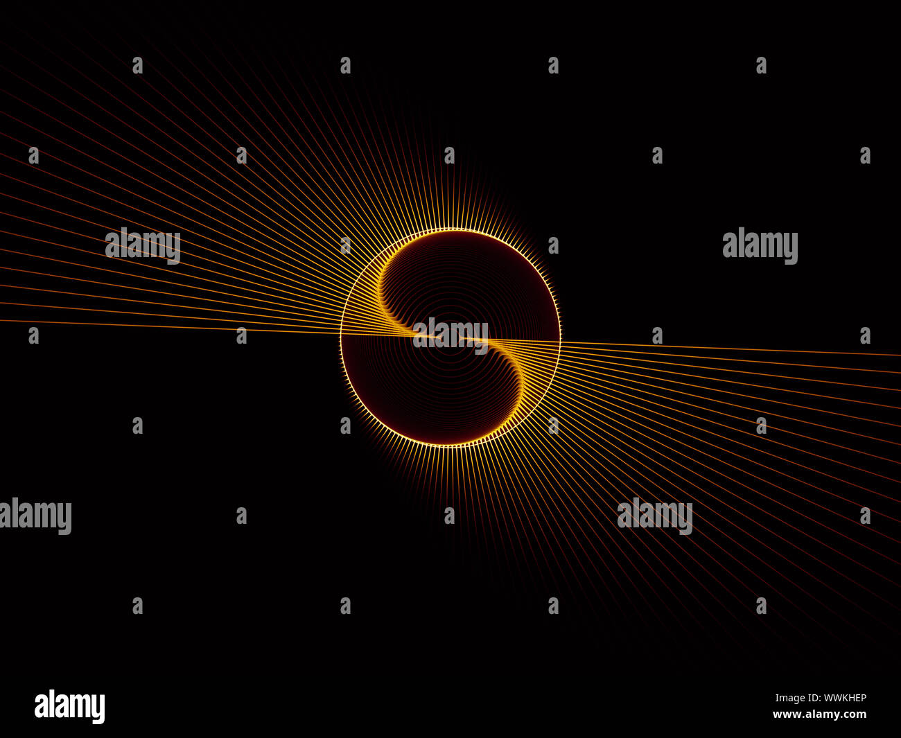 Abstract circular grid background suitable as a backdrop for projects ...