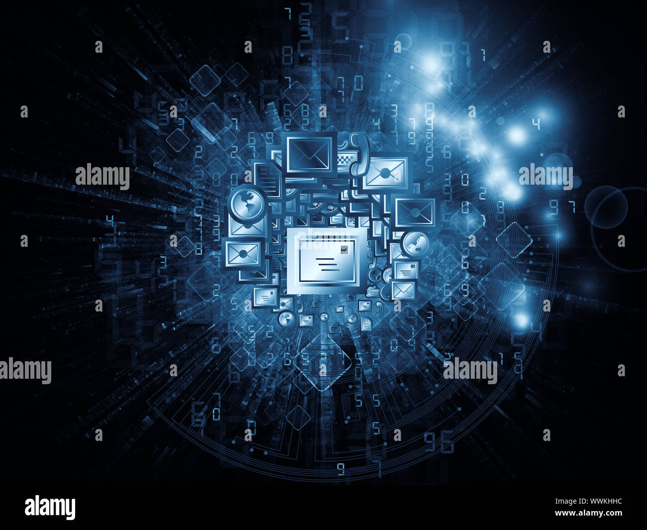 Global connections background suitable as a backdrop for projects on ...