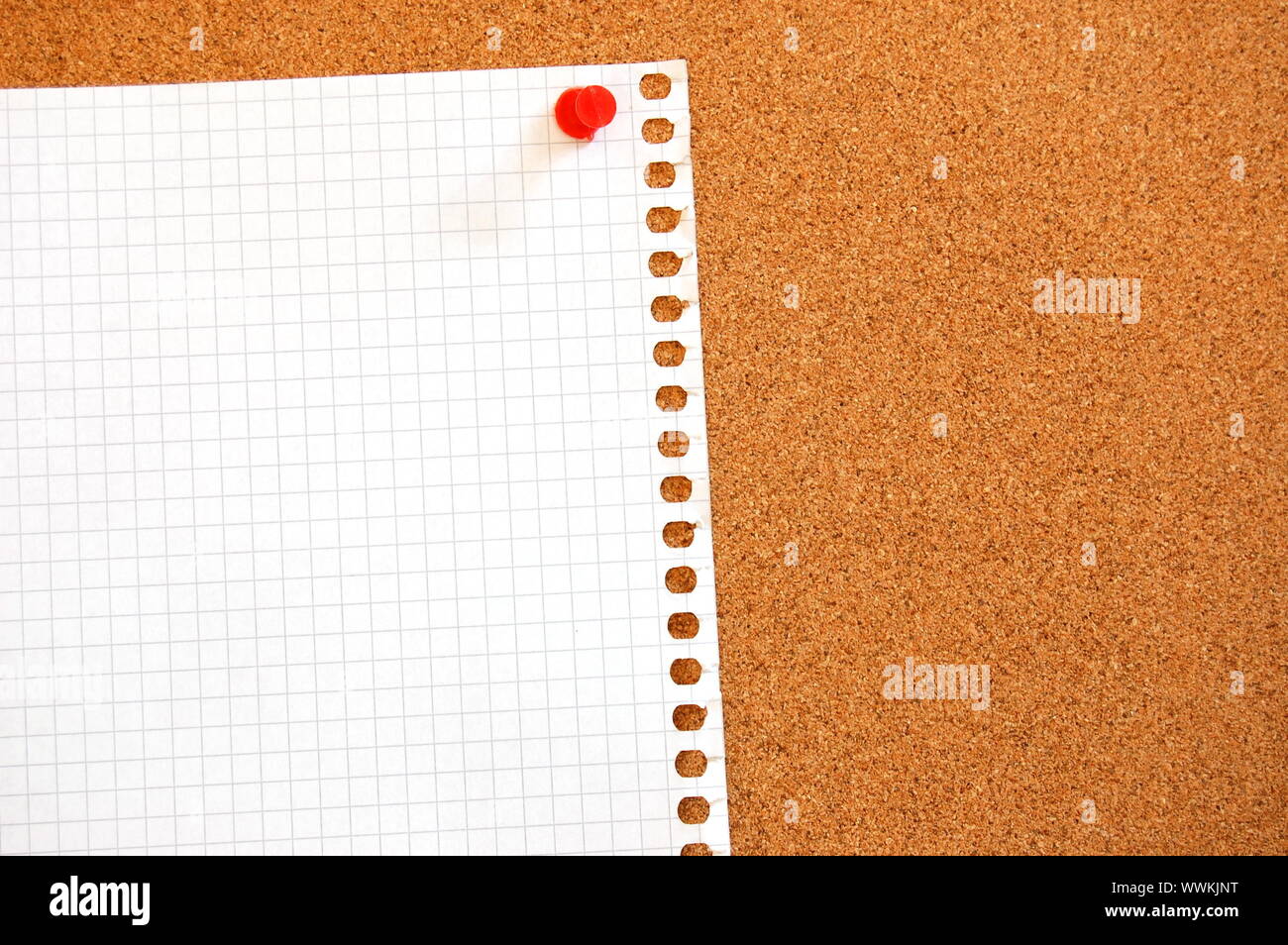 blank and empty sheet of paper with copyspace for text message Stock ...