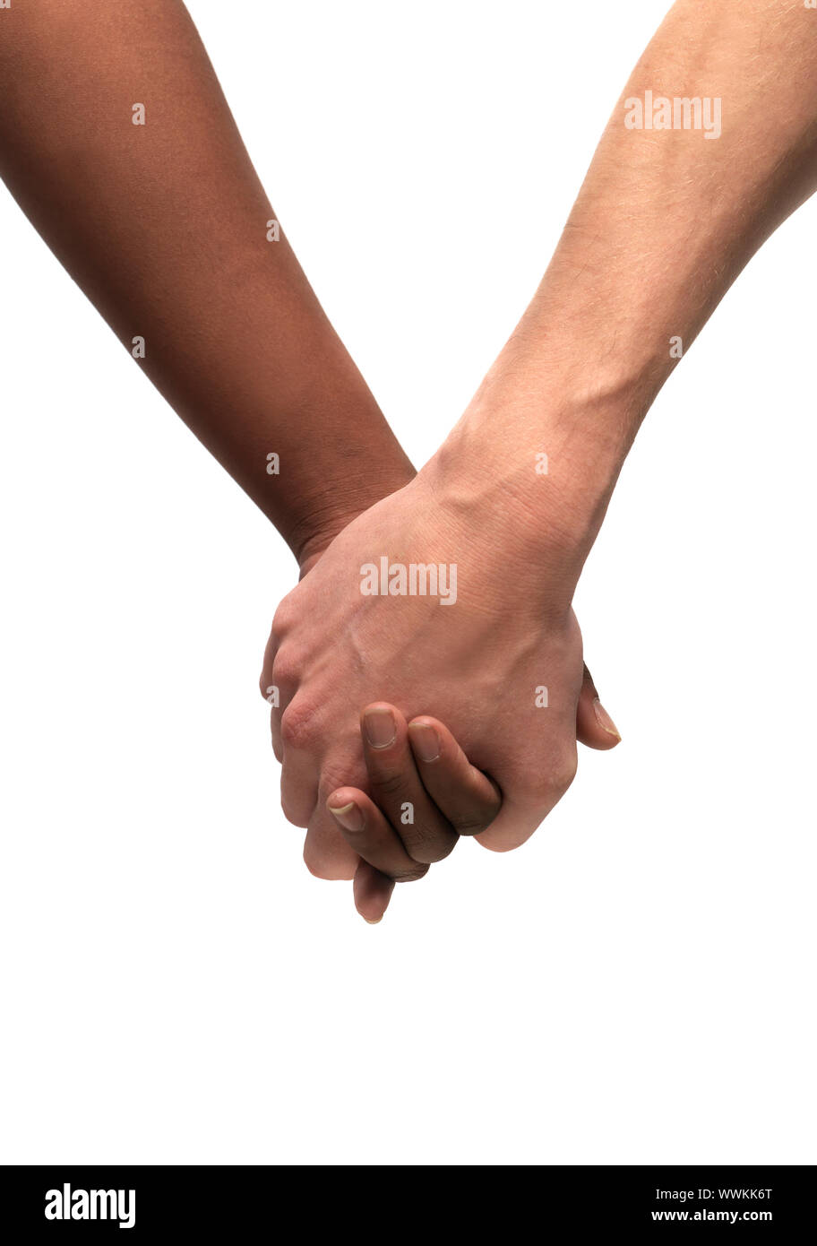 Black and White hand isolated Stock Photo - Alamy