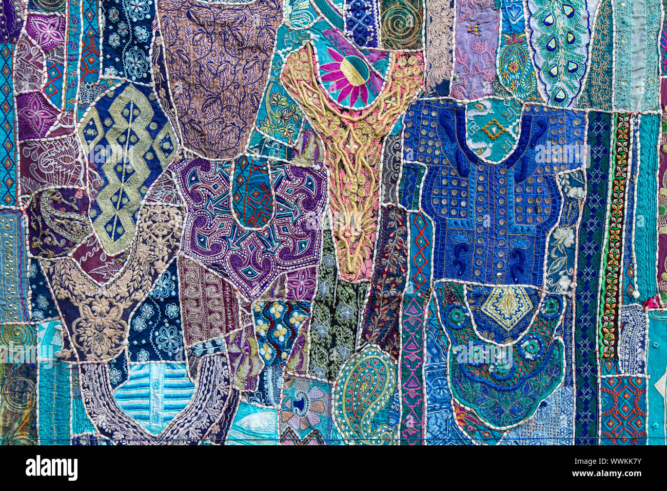 Hand embroidery india hi-res stock photography and images - Alamy