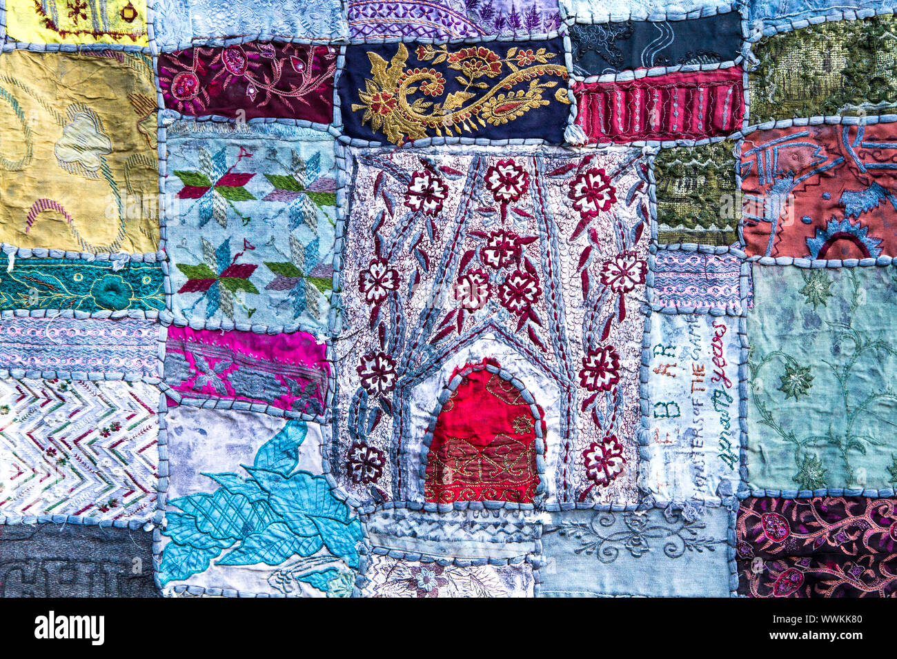 Indian hand embroidery hi-res stock photography and images - Alamy