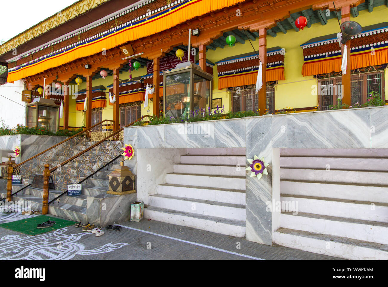 New Temple in Leh, Ladakh, North India Stock Photo - Alamy