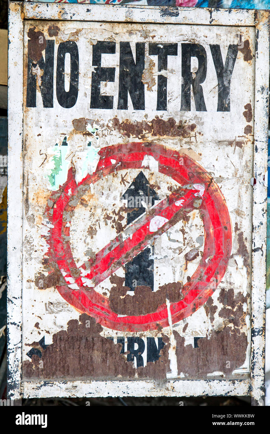 No entry sign india hi-res stock photography and images - Alamy