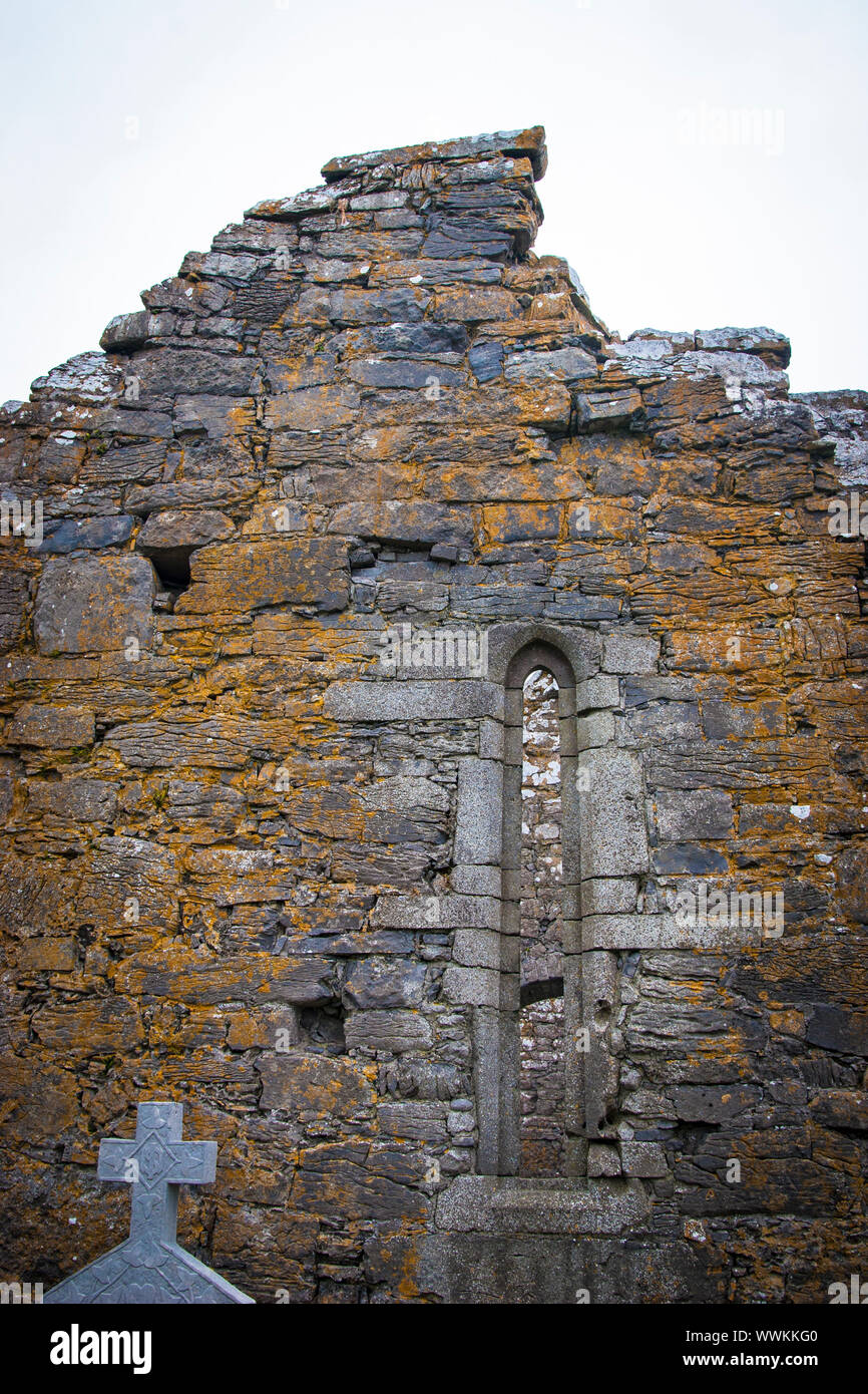 Na Seacht Tempaill, The Seven Churches, Inishmore, Aran Islands Stock ...