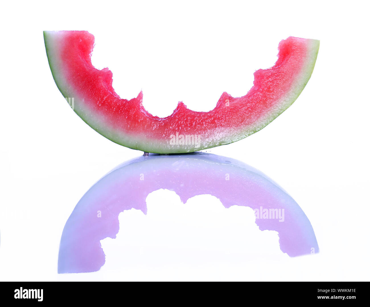 Watermelon with teeth marks hi-res stock photography and images - Alamy