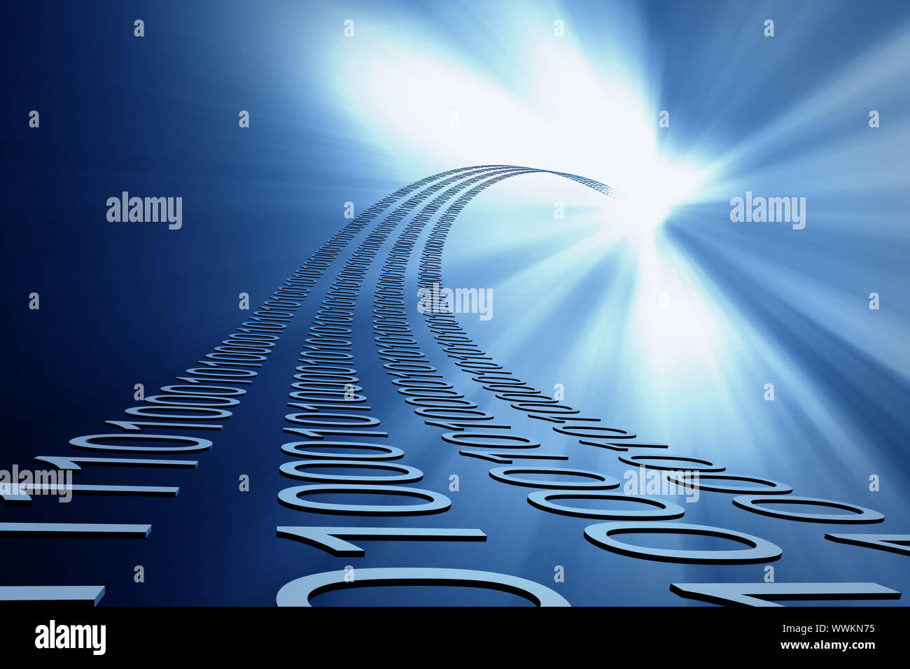 data flow 3d abstract background Stock Photo - Alamy