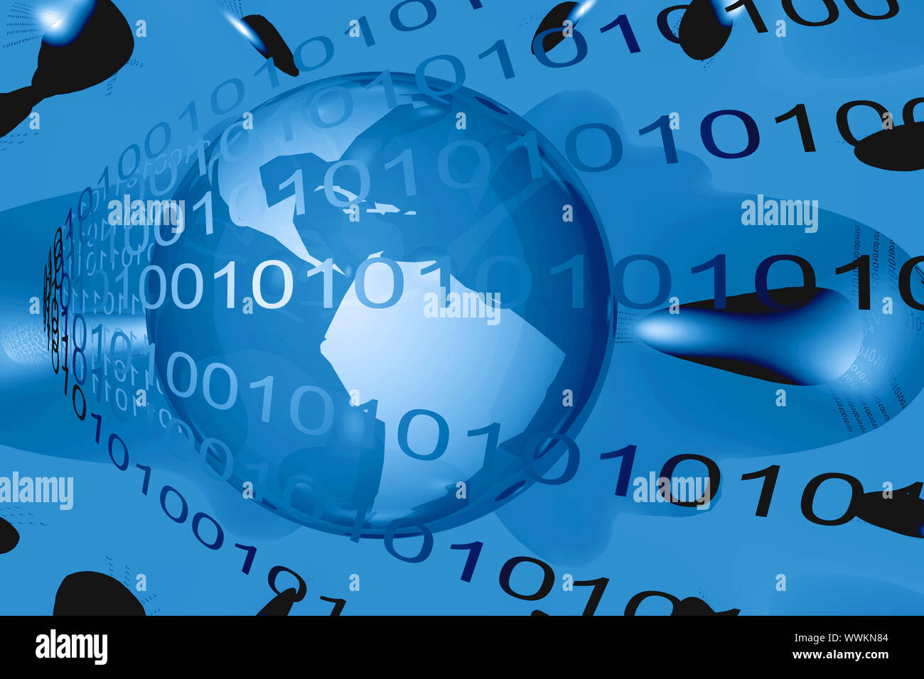 3d number data flow hi-res stock photography and images - Alamy