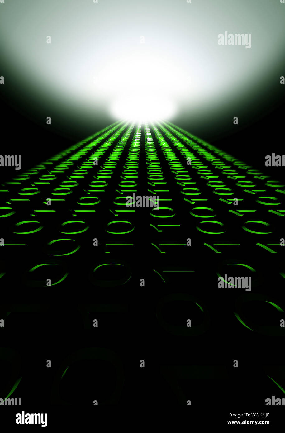 matrix binary digital connecting code design Stock Photo - Alamy
