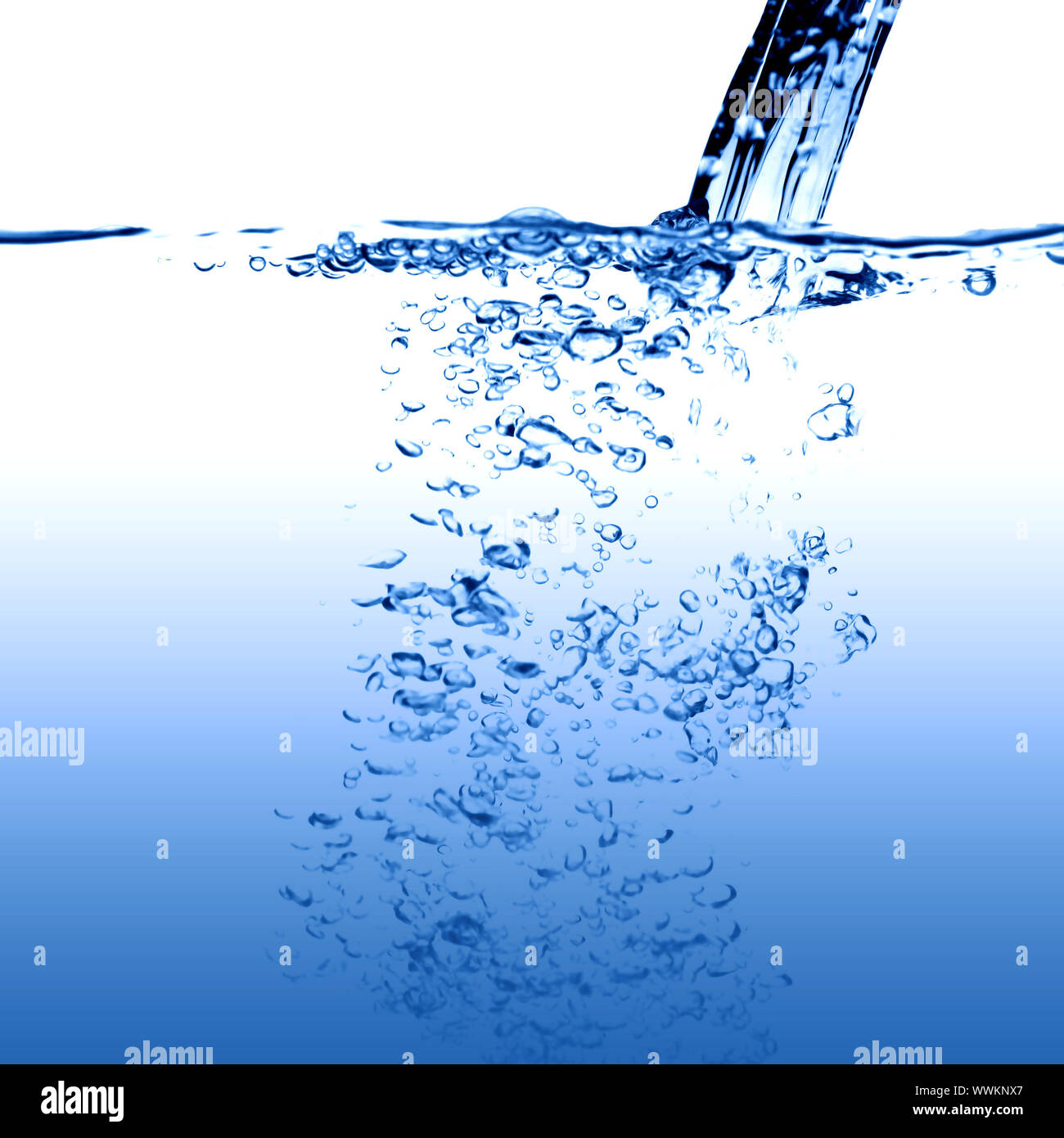 water falling close up bubble stream Stock Photo - Alamy