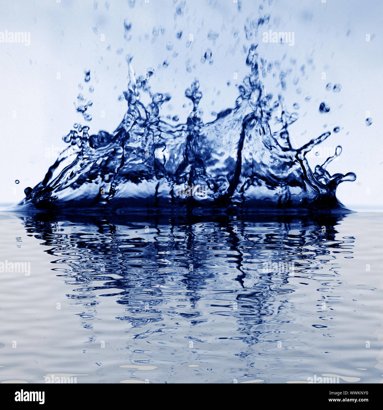 colossal water splash macro close up Stock Photo - Alamy