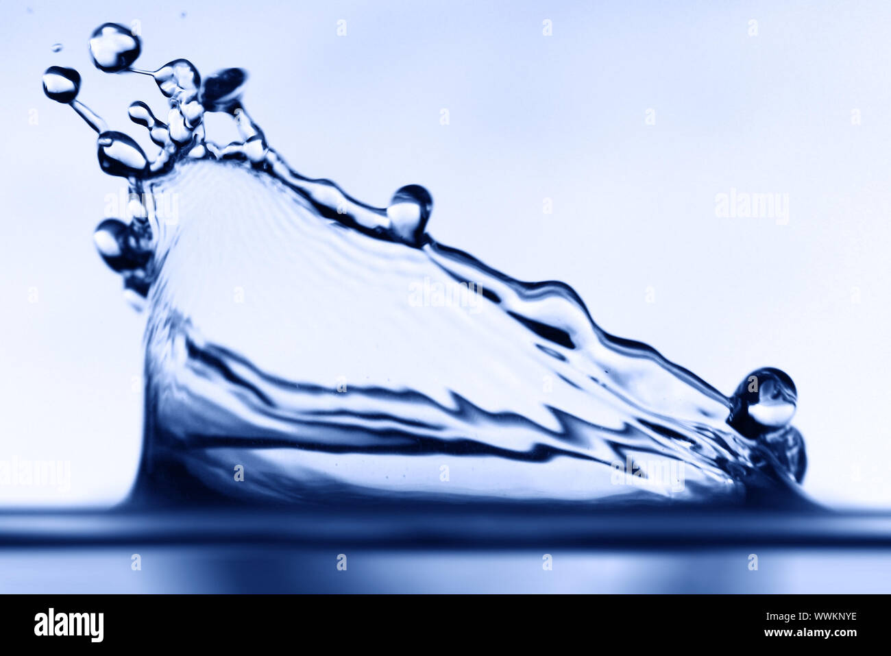 water splash close-up aqua backgrounds Stock Photo - Alamy