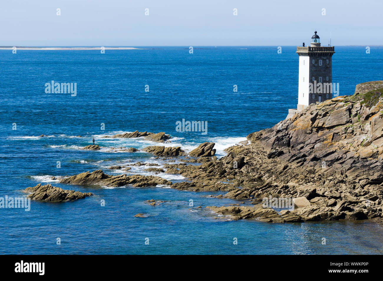 Lighthouse le phare kermovan hi-res stock photography and images - Alamy