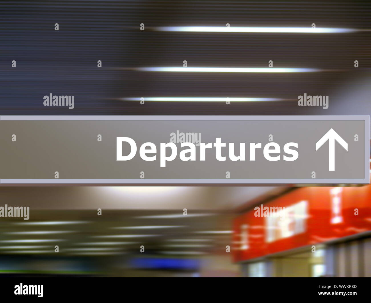 Tourist info signage in airport in international language Stock Photo ...