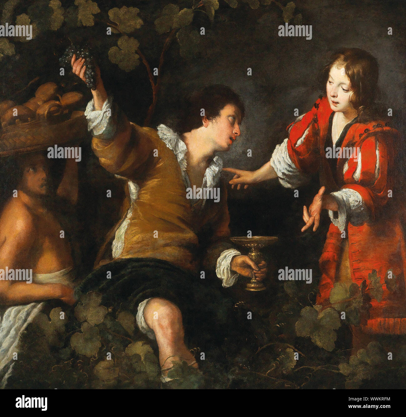 Joseph interpreting the dreams of the baker and the butler. Private ...