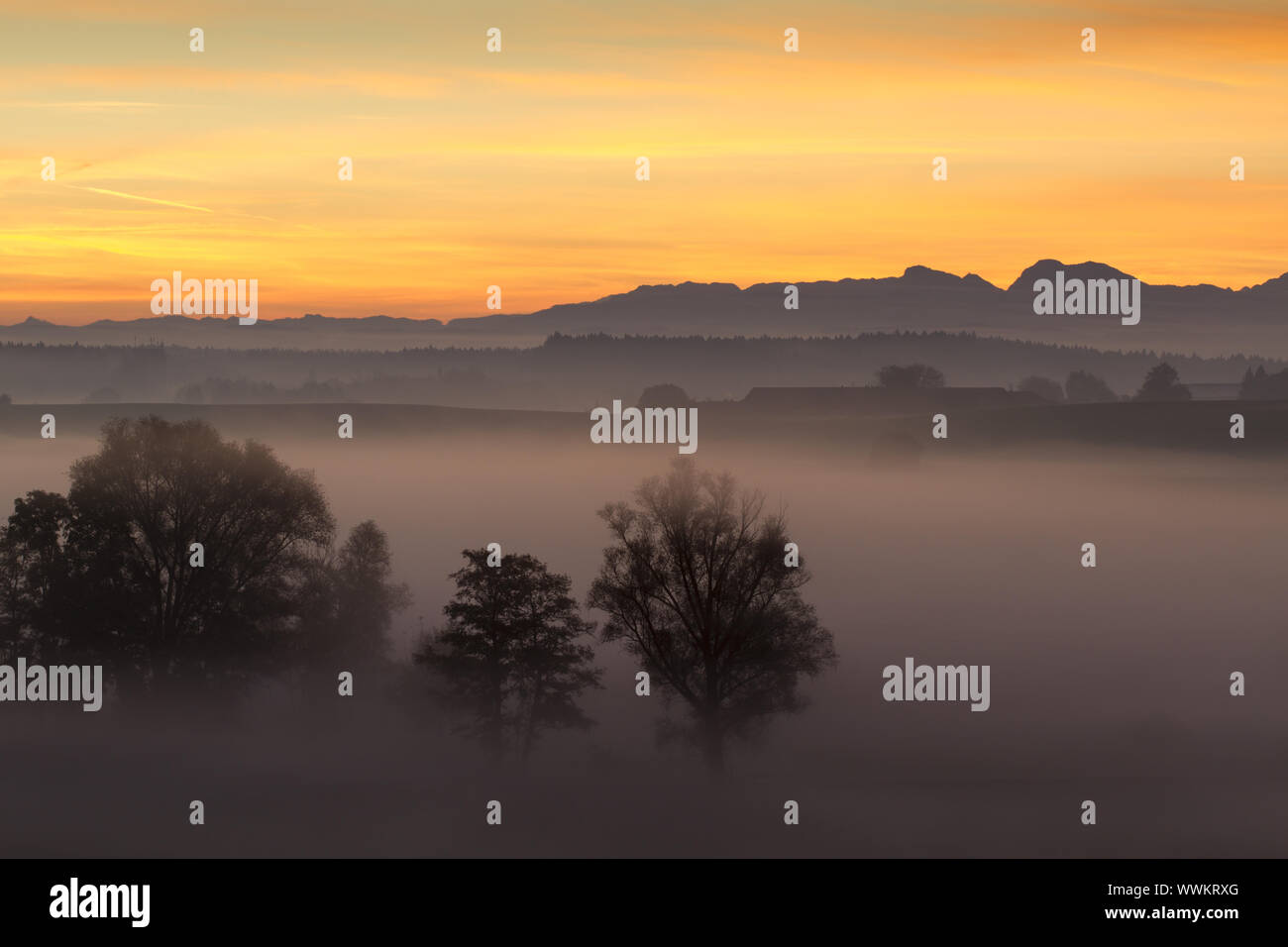 Sunrise chiemgau alps hi-res stock photography and images - Alamy