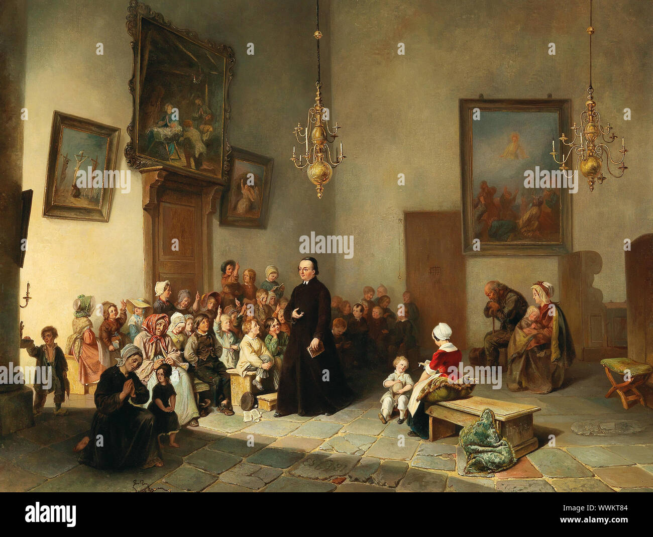 A Sunday school. Private Collection Stock Photo - Alamy
