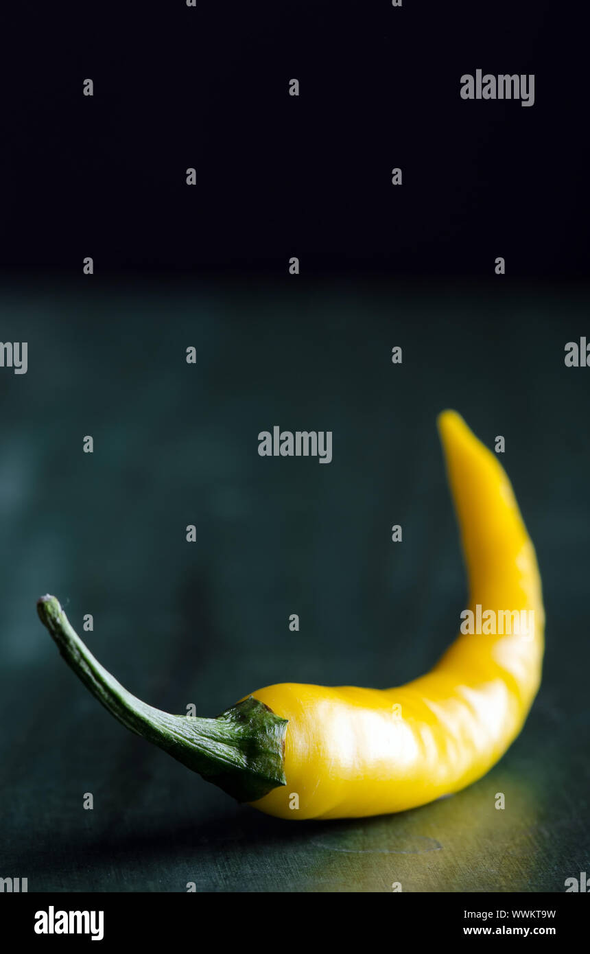 Yellow cayenne chilli pepper hi-res stock photography and images - Alamy