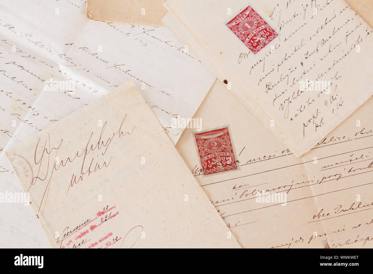 Czech text script hi-res stock photography and images - Alamy